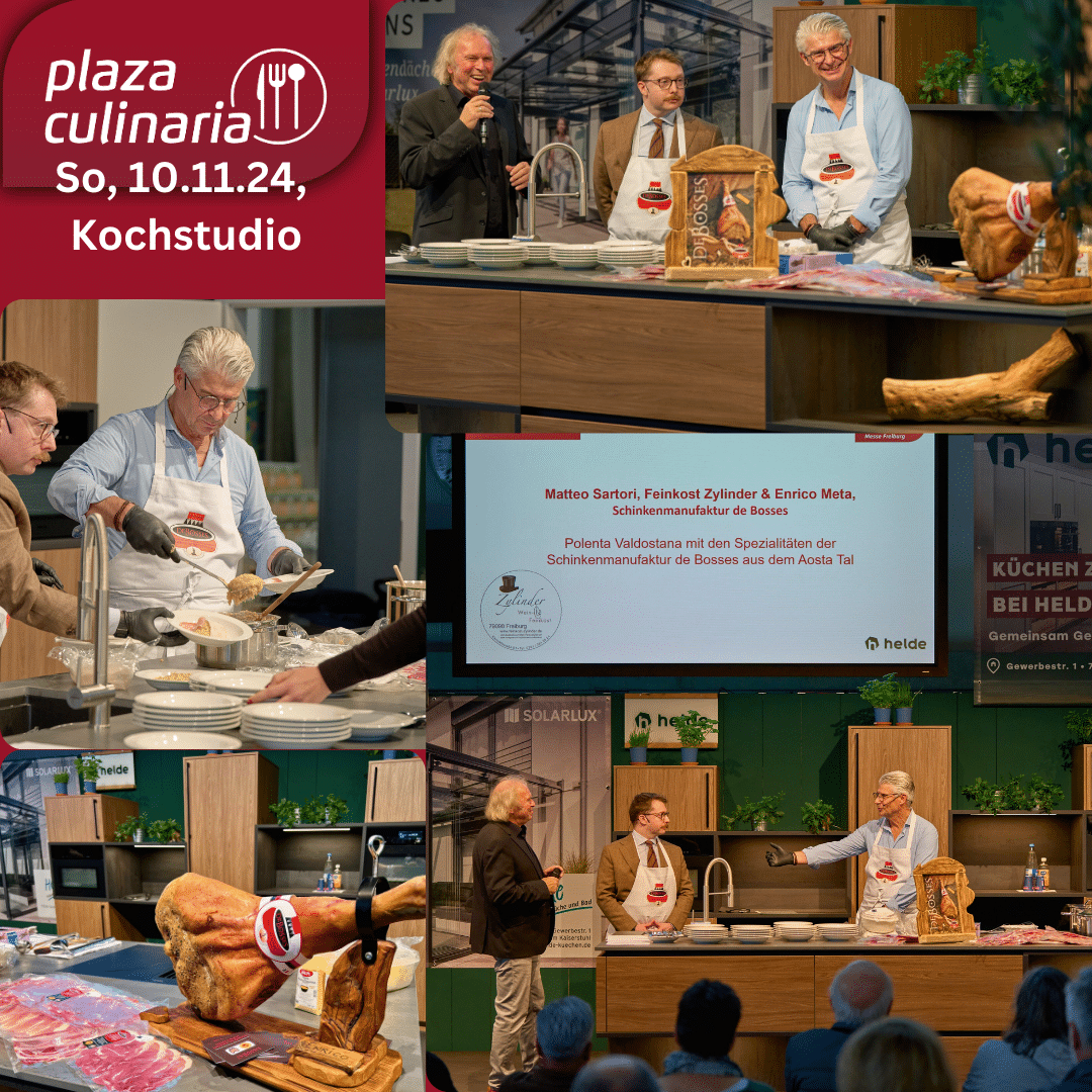 Plaza Culinaria 2024 - Kochstudio: Matteo Sartori, Feinkost Zylinder e ...